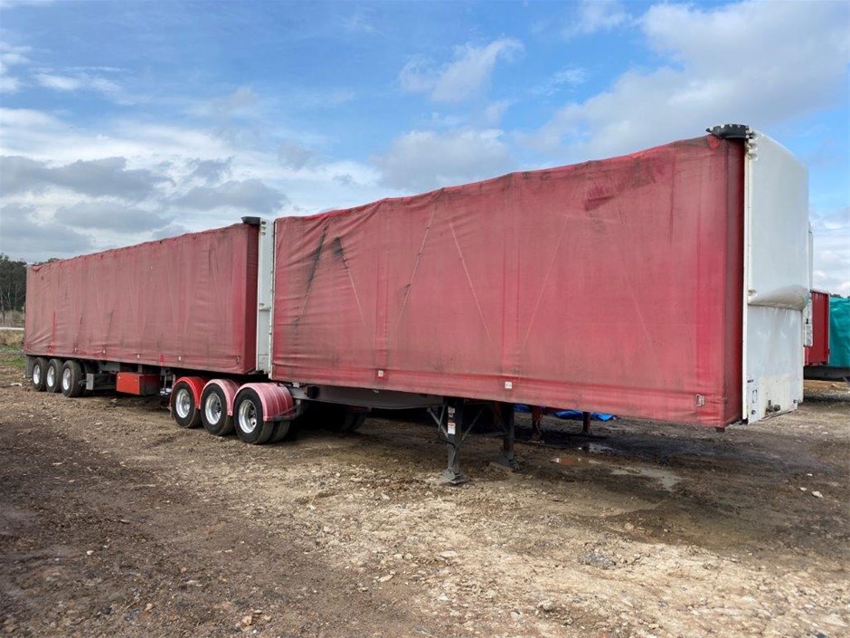 Maxi-Trans B Double Prairie Trailer Combination Auction (0001-5050410 ...