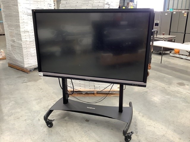 ViewSonic VS16954 Commercial Touch Display On Mobile Stand Auction ...