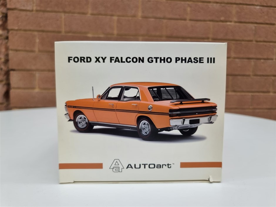 “Raw Orange” 1971 Ford XY GTHO Phase 3 1/18 Scale Model Car Auction ...