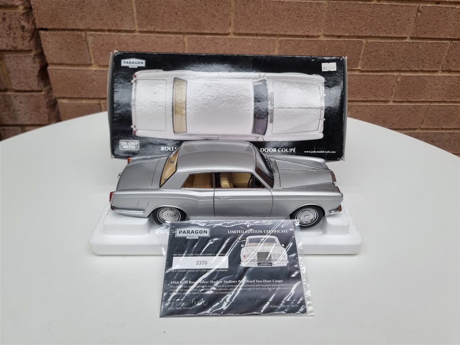 “Silver Chalice” Rolls Royce Silver Shadow Coupe 1/18 Scale Model Car ...