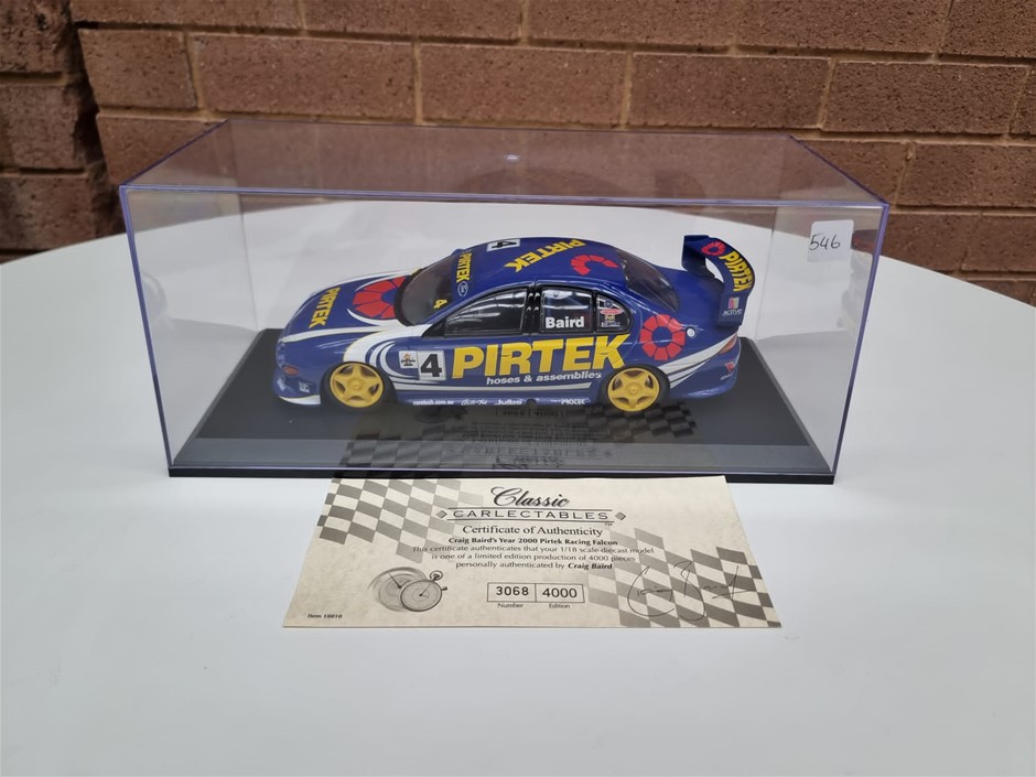 Craig Baird 2000 Pirtek Racing AU Falcon XR-8 #4 1/18 Scale Model Car ...