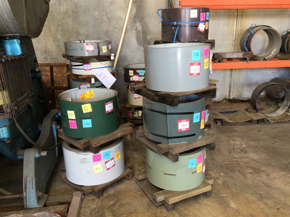 18x Zincalume Colorbond Part Coils Auction (0105-7041622) | Grays Australia