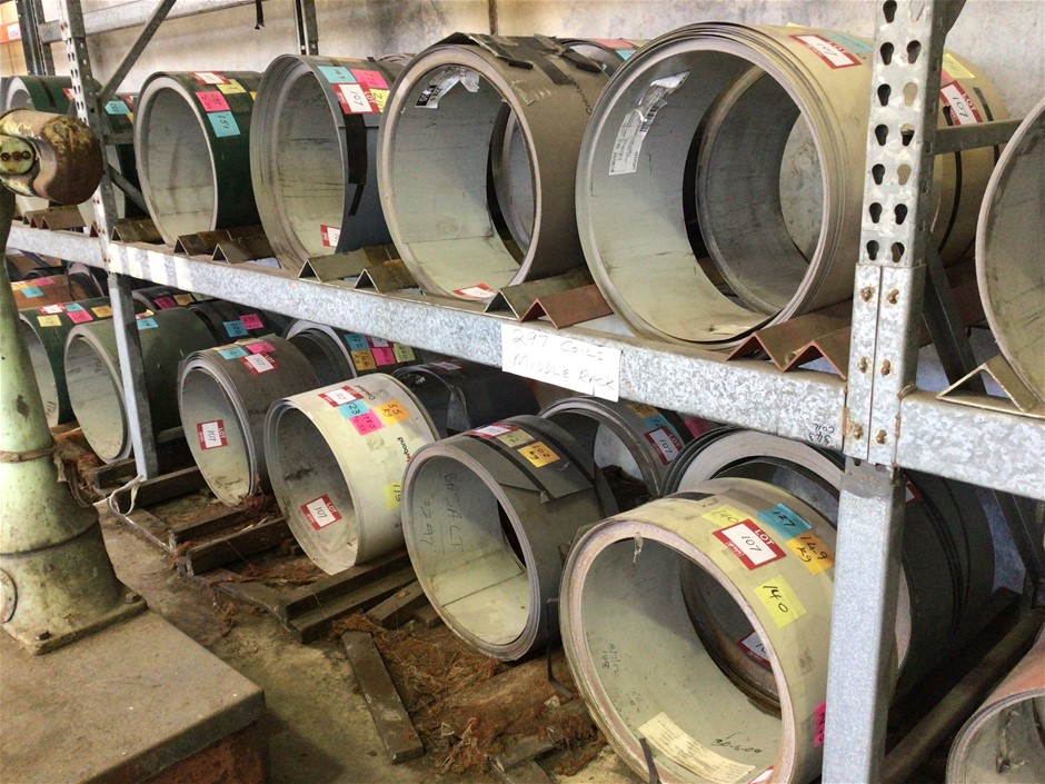 16x Zincalume Colorbond Part Coils Auction (0107-7041622) | Grays Australia