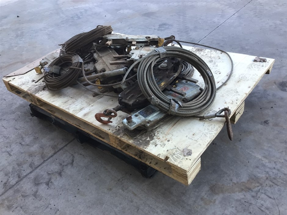 Pallet of Assorted Winches and Cables Auction (0002-3023626) | Grays ...