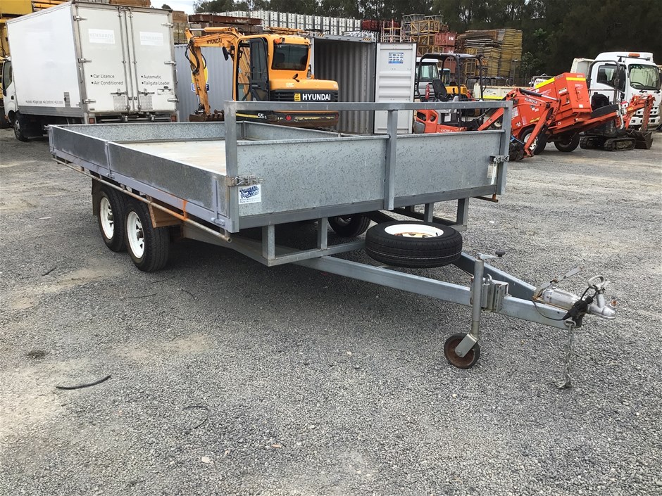 2016 Custom Made by TTF 14 x8 Tandem Box Trailer Auction (0001-5050760 ...