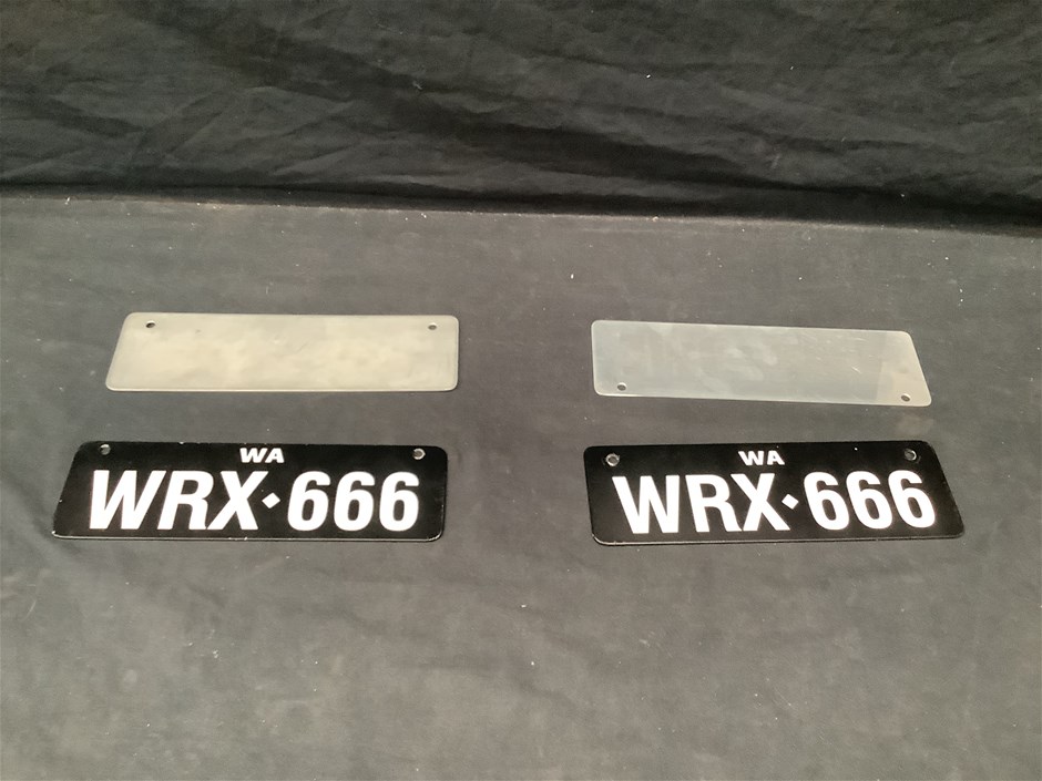 WRX 666 License Plates Auction (0075-9037766) | Grays Australia