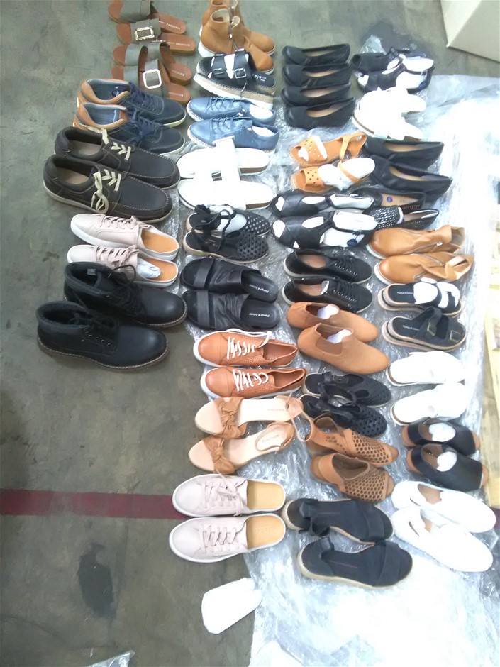 Box of 33 Mixed Pairs of Assorted Shoes, Brands & Styles Auction (0019 ...