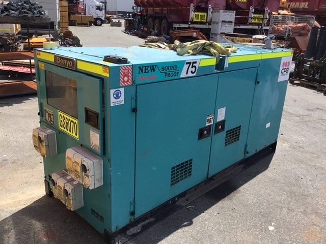 Denyo DCA-75 SPI Generator Auction (0021-9036198) | Grays Australia