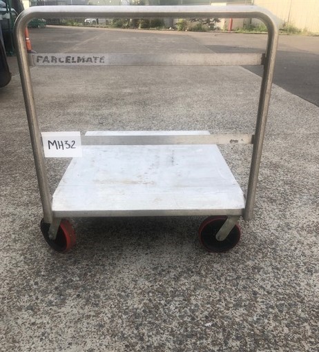 Stainless Steel Parcelmate Flatbed Trolley with Handle Auction (0032 ...