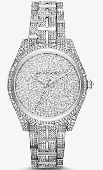 Sparkling New Michael Kors Crystal Pave Unisex Watch. Auction (0001 ...