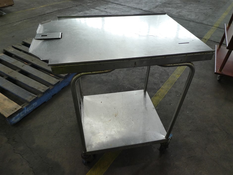 Commercial Mobile Prep Bench with Under Shelf Auction (0009-2186615 ...