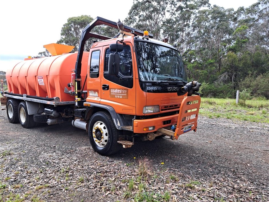 2007 Isuzu FVZ 1400 Water Cart 11,200Lt Tank Auction (0001-5050608 ...