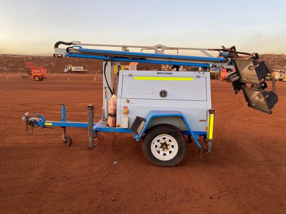 2012 Briteforce LS6K Lighting Tower - 6,000w (Tom Price) Auction (0042 ...