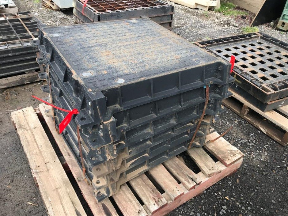 6 x Square Steel Pit Covers Auction (0119-3023674) | Grays Australia