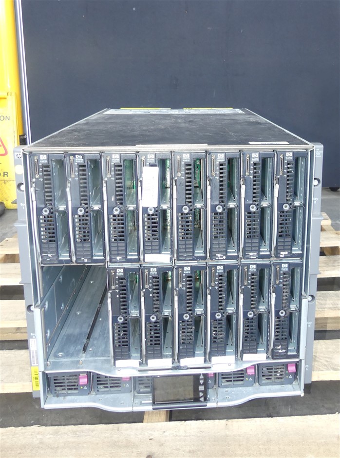 HP Blade System BLC7000 Blade System Enclosure 10U Rackmount Supports ...