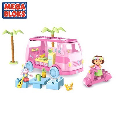 Buy Mega Bloks Dora's Vacation Adventure Building Blocks Set (3083 ...