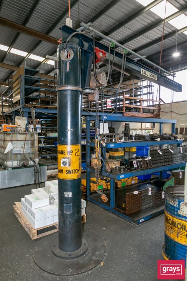 Powerlec M66 Jib Arm Crane Auction (0122-5050479) | Grays Australia