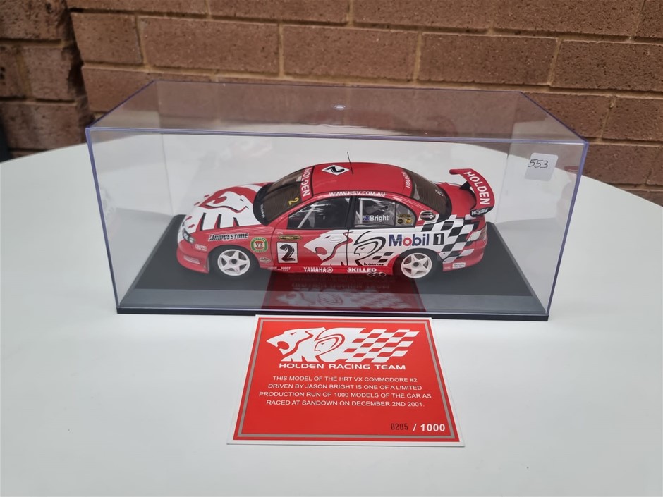 HRT VX Commodore #2 Jason Bright Sandown 2001 Mobil 1, 1/18 Scale Model ...