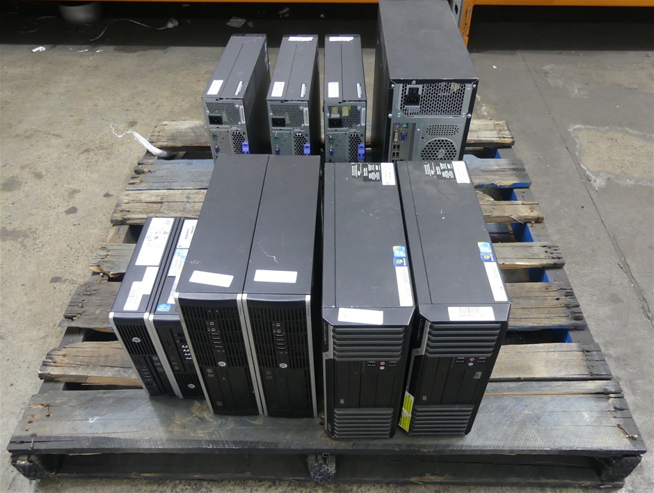 Pallet of 10 x PCs Desktop Computer Auction (0039-2549071) | Grays ...