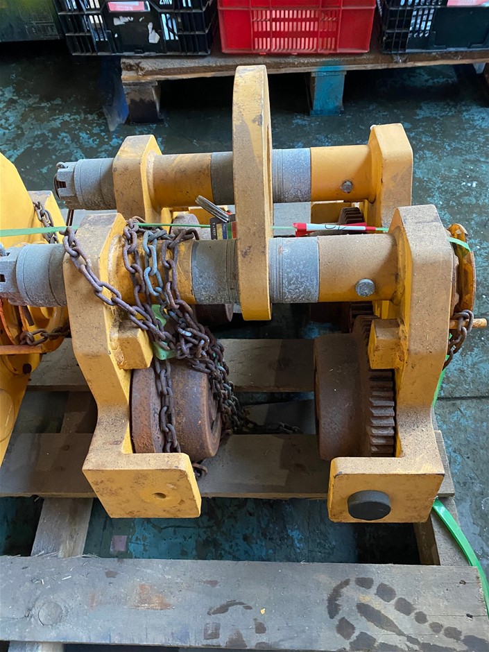 Pacific Hoist 20 Ton Beam Trolley Girder Carriage with Adjustable Width ...