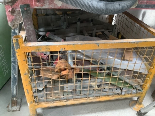 Metal Cage with Metal Scrap Auction (0200-9035879) | Grays Australia