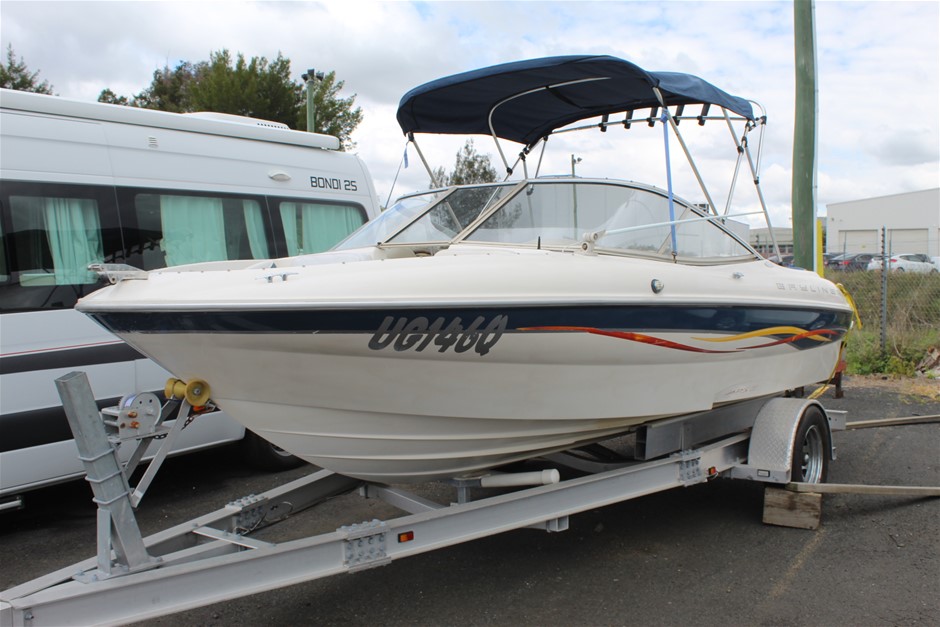 2001 Bayliner Boat, Mercury Inboard Engine and Trailer Auction (0001 ...