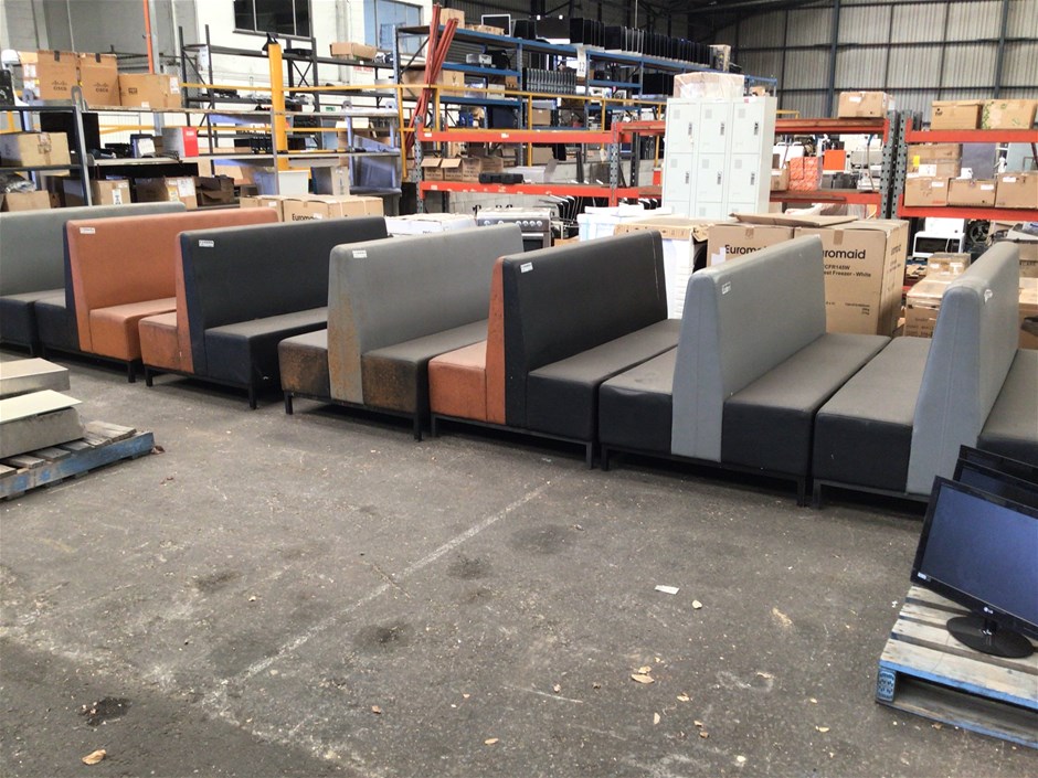 7x Double Sided Vinyl Benches Auction (0064-7043213) | Grays Australia