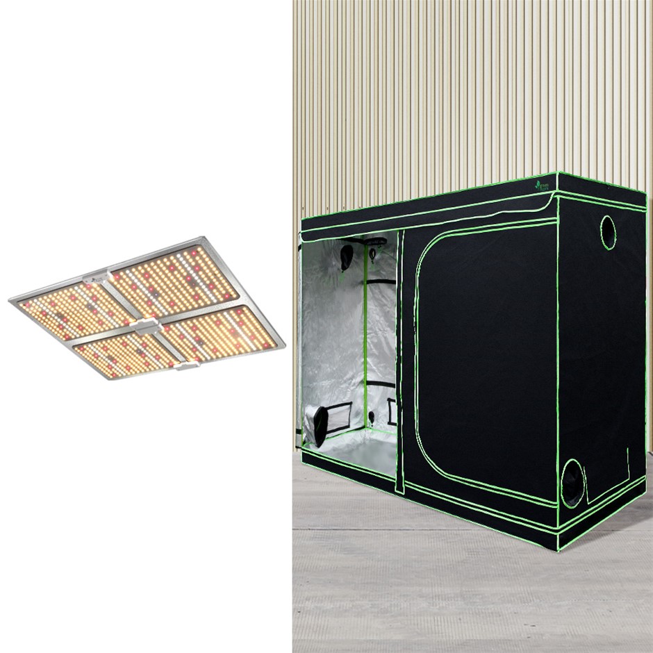 Buy Greenfingers Tent 4500W LED Light Hydroponics Kits System 2.4x1 ...