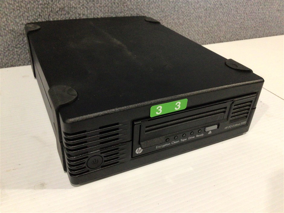 HP LTO-5 Ultrium 3000 External Tape Drive Auction (0060-8016306 ...