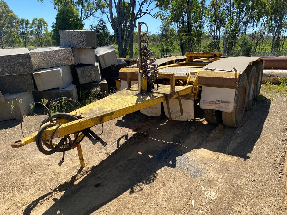 2013 Chassis Line Road Train Triaxle Dolly Trailer Auction (0060 ...