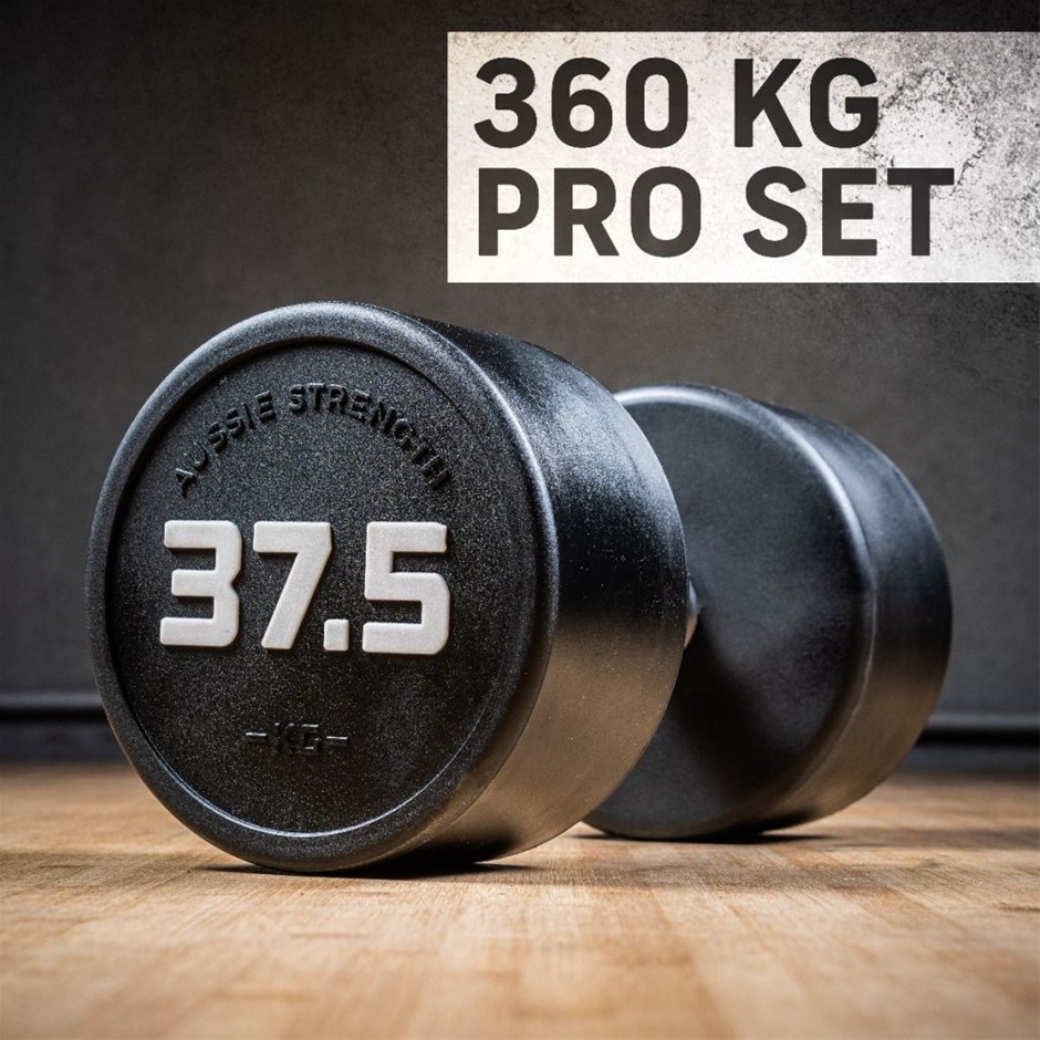 Pro Dumbbell Set 390kg - 60kg to 70kg Auction (0022-5050913) | Grays ...