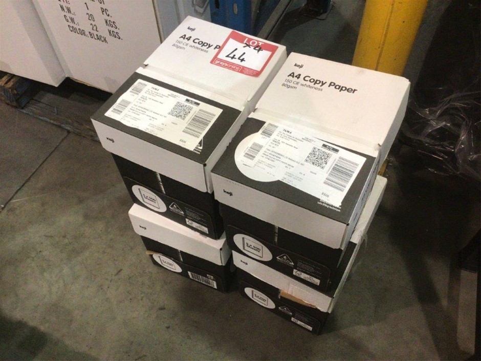 Qty 4x Cartons KEJI A4 Copy Paper Auction (0044-7042415) | Grays Australia
