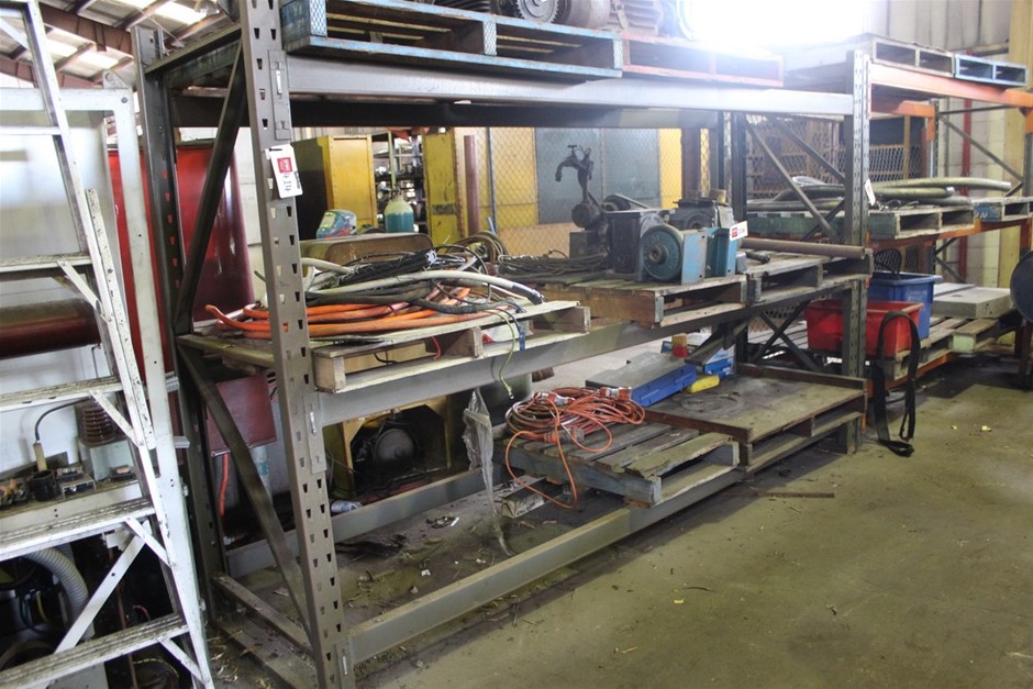 Single Bay Pallet Racking Auction (0414-5051148) | Grays Australia