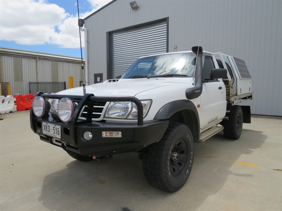2006 Nissan Patrol ST (4x4) GU Turbo Diesel Manual Cab Chassis Auction ...