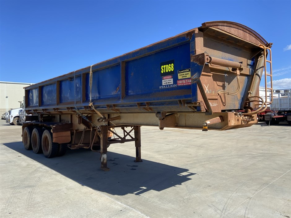 2014 Tri Star ST3 Triaxle Side Tipper Trailer Auction (0015-9036646 ...