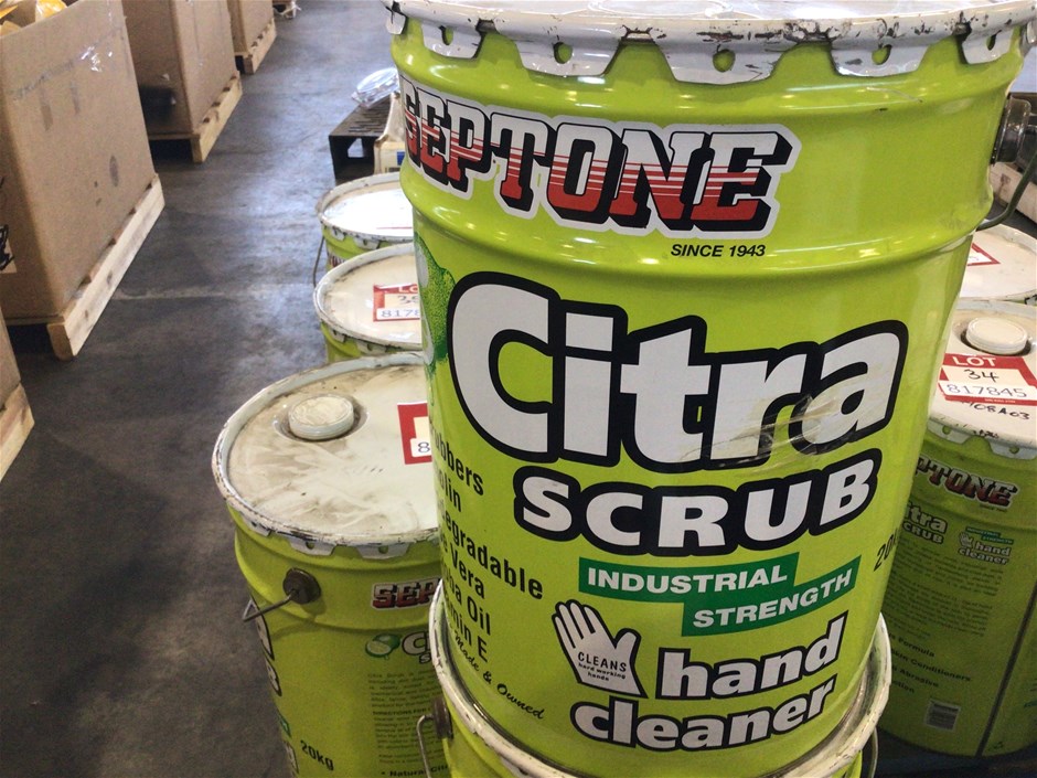 Septone Citra Scrub Industrial Strength Hand Cleaner Auction (0033 ...