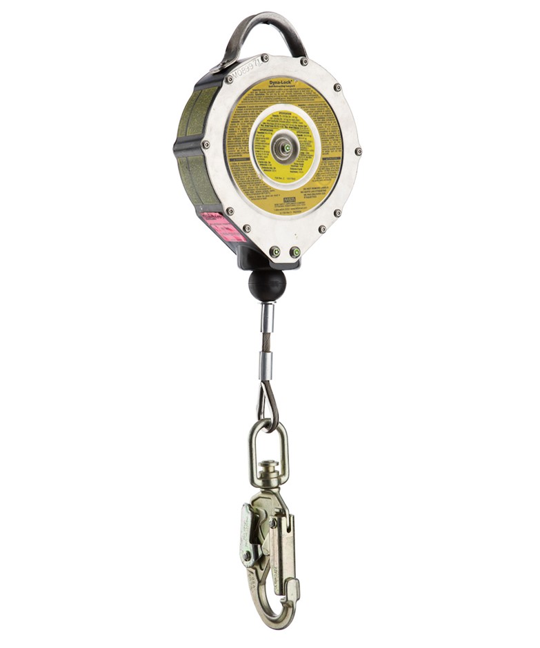 MSA Dyna-Lock Fall Arrest Bock wiht 6M Stainless Steel Wire and ...