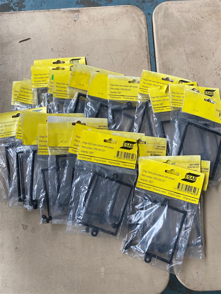 Esab Origo-Tech Welding Helmet Lens retainer with screws - PACK OF 25 ...
