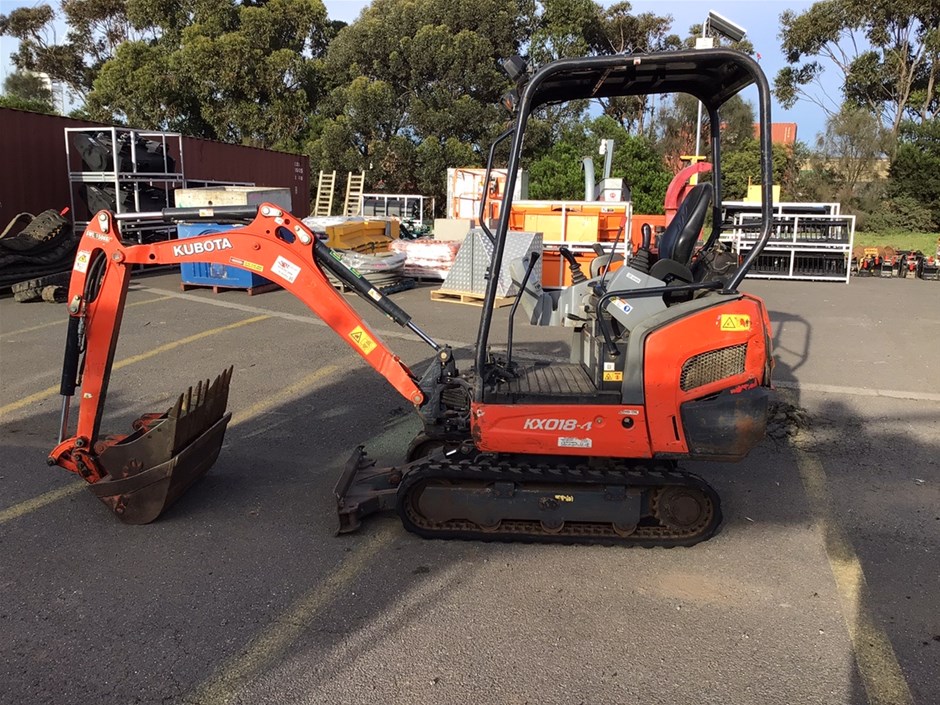 Kubota KX018-4 Mini Excavator Auction (0001-3023961) | Grays Australia