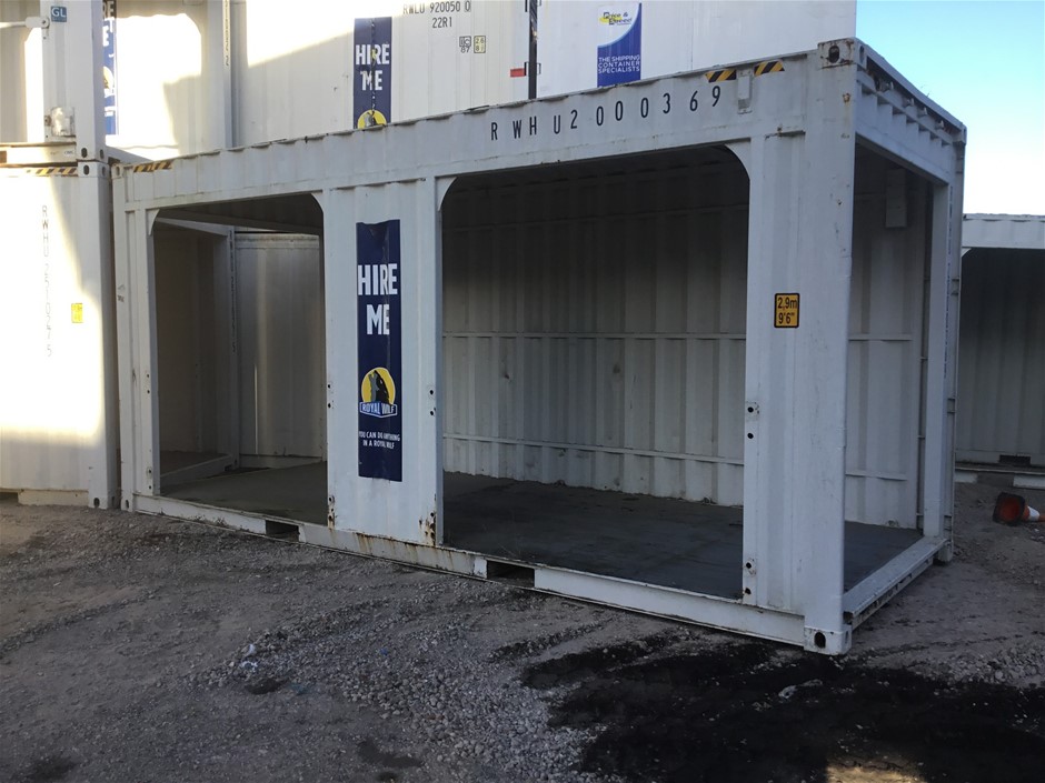 20ft Hoarding Shipping Container- (Moorebank) RWHU2000369 Auction (0009 ...