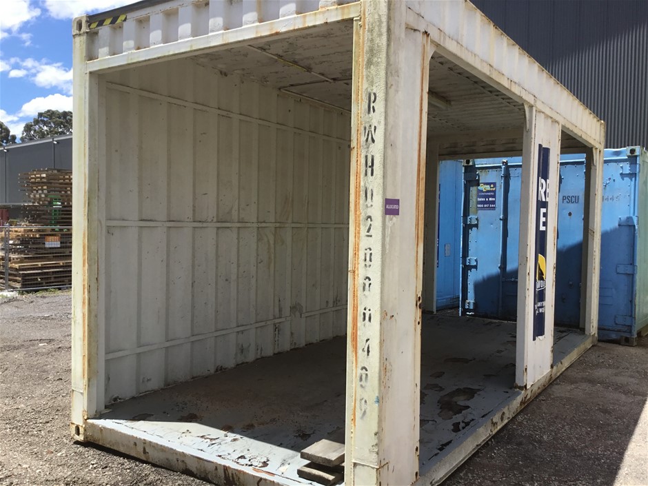 20ft Hoarding Shipping Container- (Moorebank) RWHU2000409 Auction (0010 ...