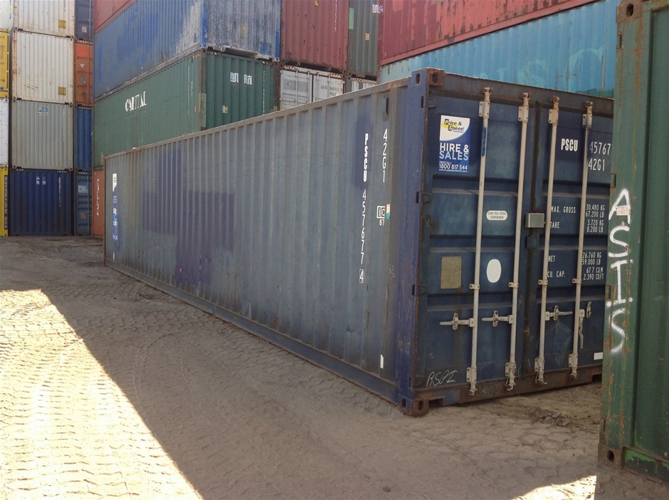40ft General Purpose Shipping Container - (Moorebank) PSCU4576774 ...
