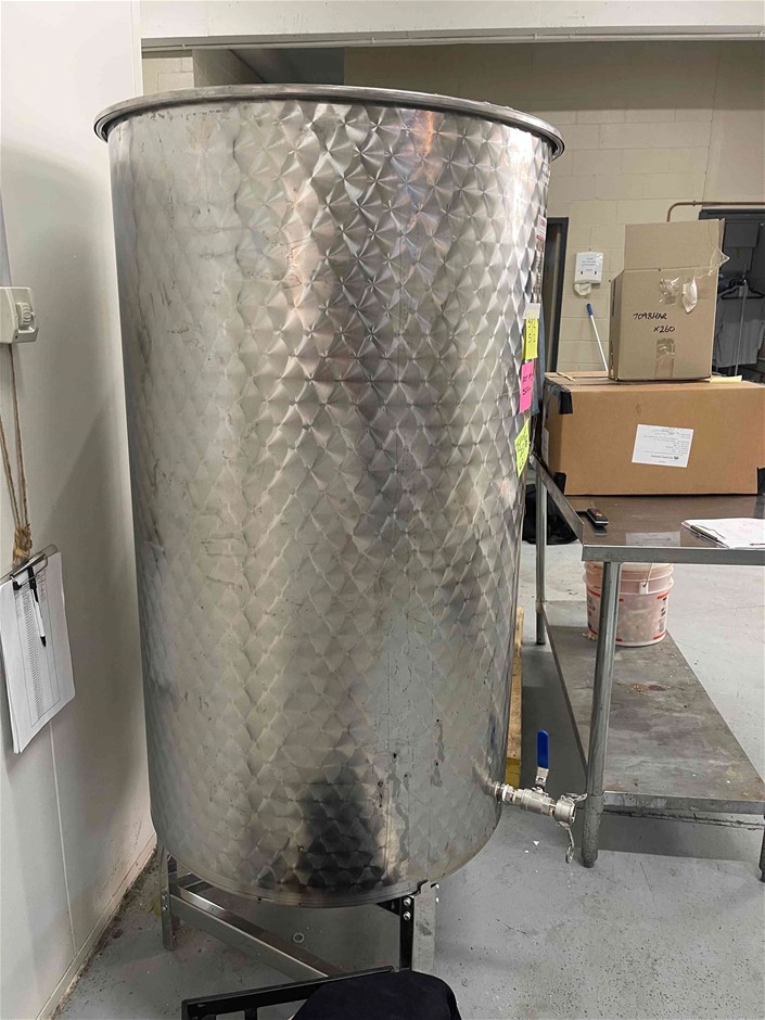 500L Stainless Steel Tank Auction (0046-5051263) | Grays Australia