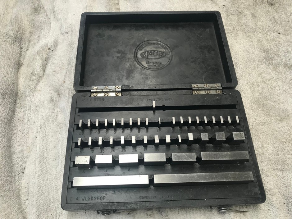 1x Set of Matrix Imperial Slip Gauges Auction (0054-3024074) | Grays ...