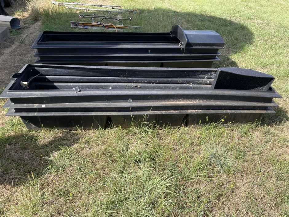 2x Poly Water Troughs Auction (0169-5050898) | Grays Australia