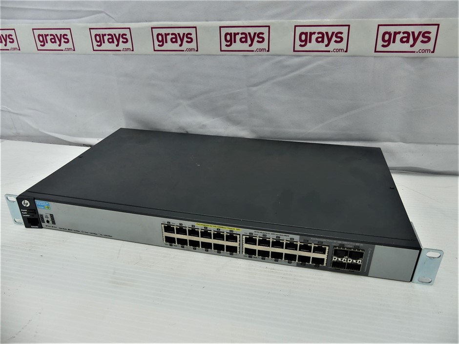 Hp Procurve 2520g 24 Poe 24 Port Gigabit Poe Network Switch J9299a