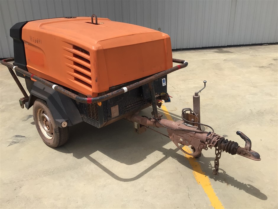 2011 Ingersoll Rand 7/41 Trailer Mounted Compressor Auction (0004 ...
