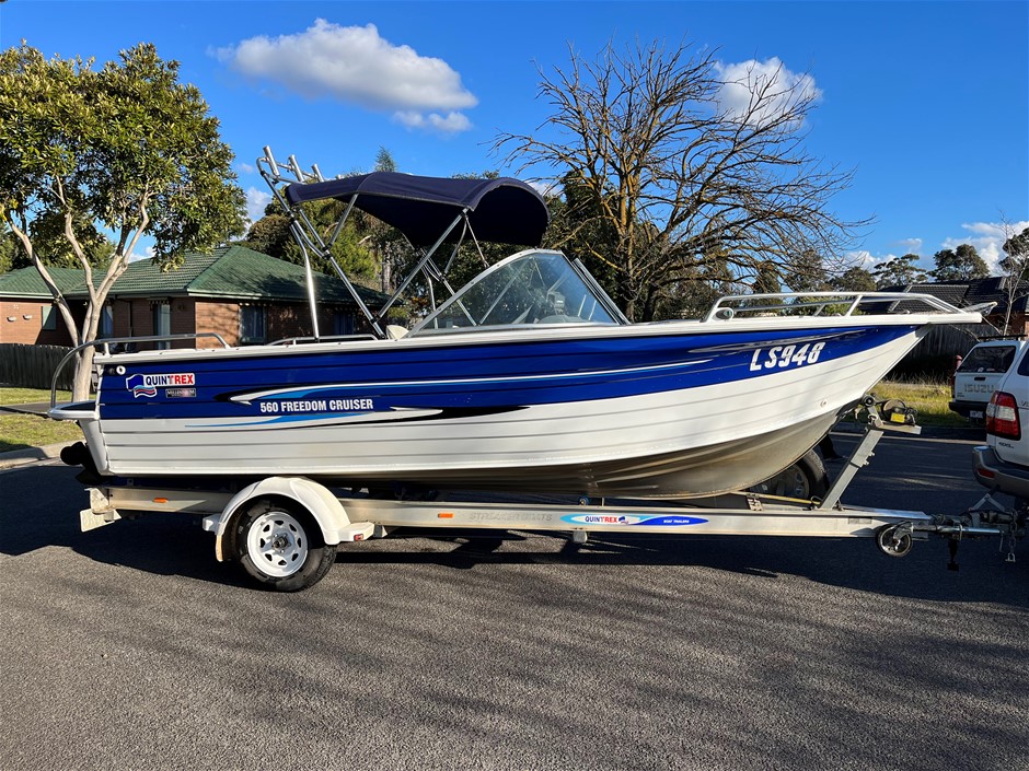 QUINTREX 560 FREEDOM SPORT 2008 Auction (0001-20020578) | Grays Australia