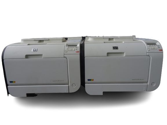 Qty 2 x HP M451dn Laser Jet Pro 400 Colour Printer Auction (0006 ...