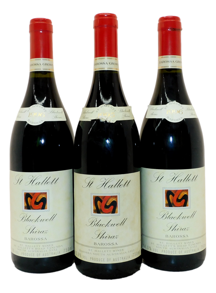 Pack of Assorted St Hallet Blackwell Shiraz (3x 750mL) SA Auction (0053 ...